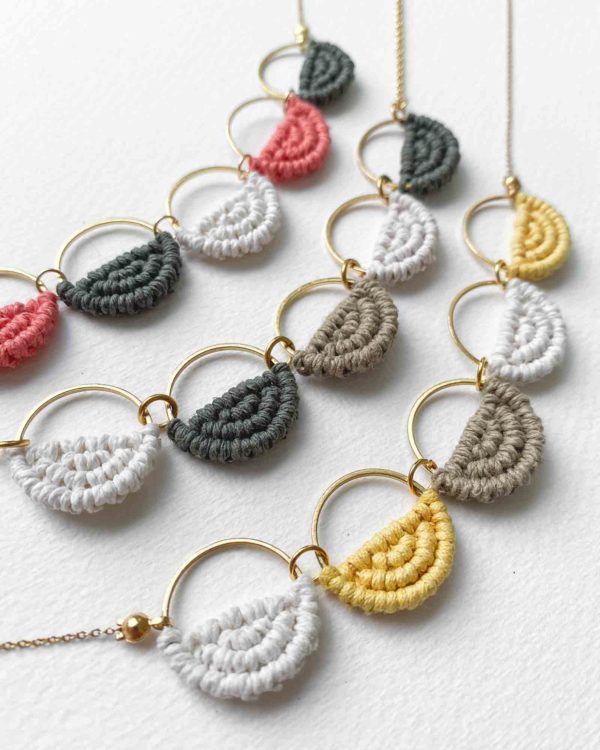 MACRAME TUTORIAL Julia Necklace • Curious Craft Studio